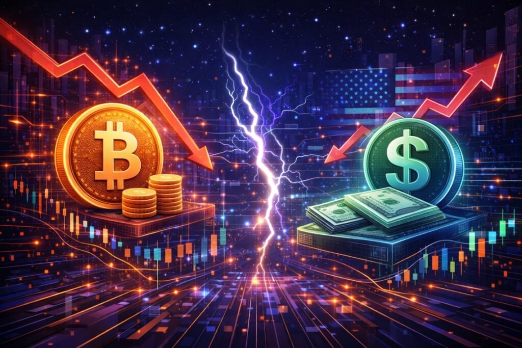 Hoy Bitcoin y el Dólar bajan: aquí está el porqué